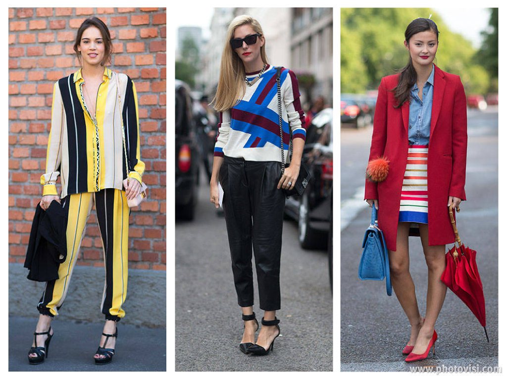 Listras multicoloridas ditam o grafismo do verão 2015!